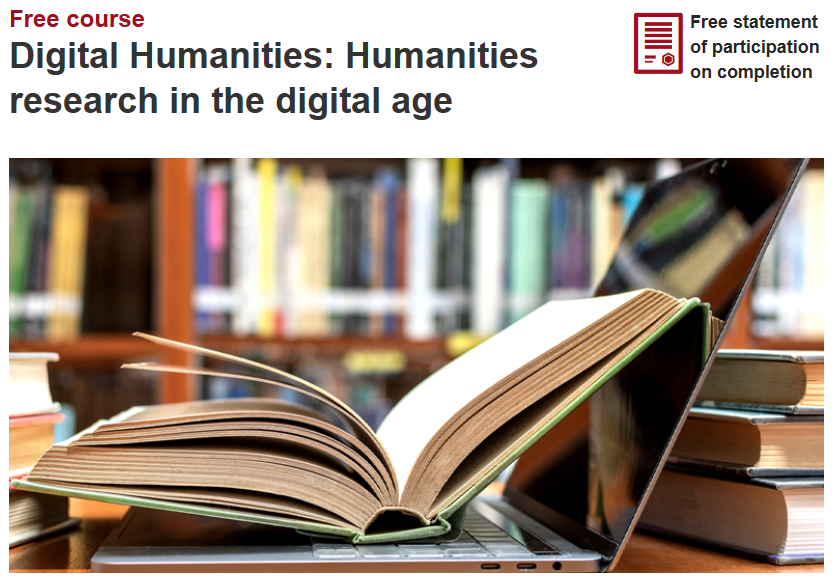 New online course in Digital Humanities | Open-Oxford-Cambridge AHRC ...